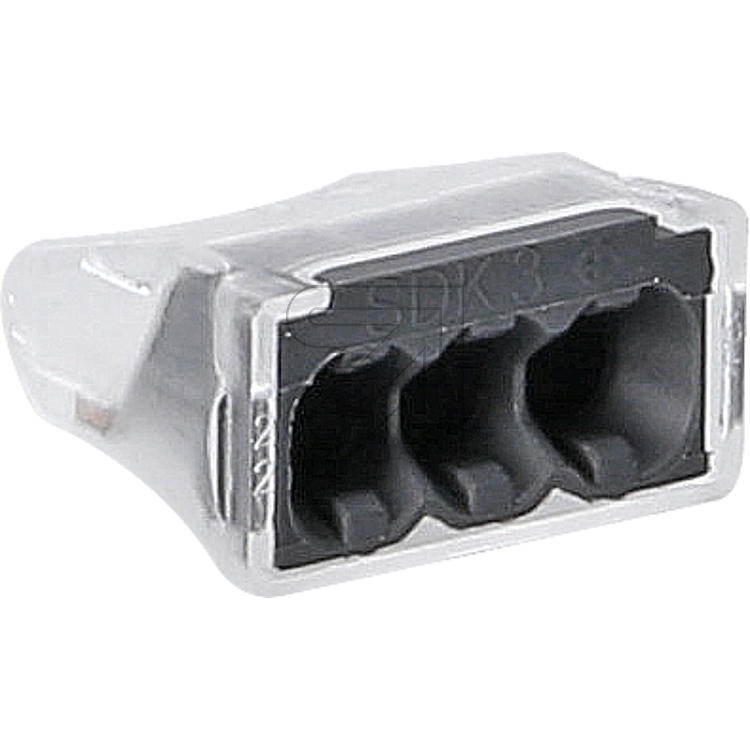 eltric - Steckklemme 3x2,5 hochtransparent SDK 3