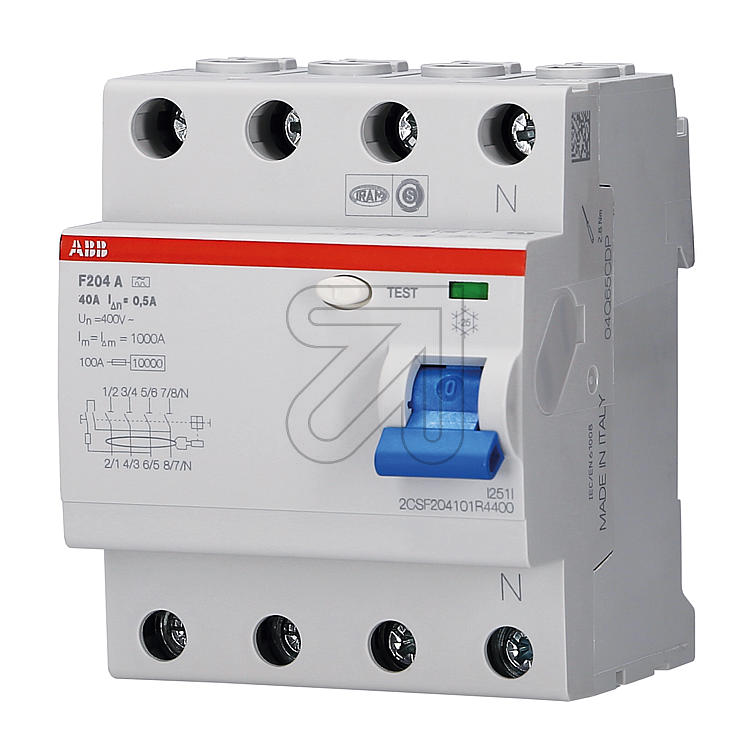 eltric - ABB Fehlerstrom-Schutzschalter F204A-40/0,5