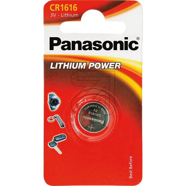 eltric - Panasonic Lithium-Batterie CR-1616EL/1B