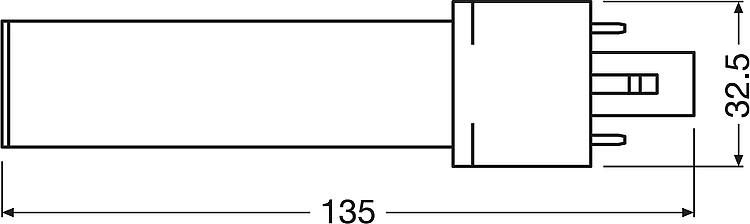 eltric - LEDVANCE DULUX-LED-S7-EM-V-3.5W-830-G23 5822931