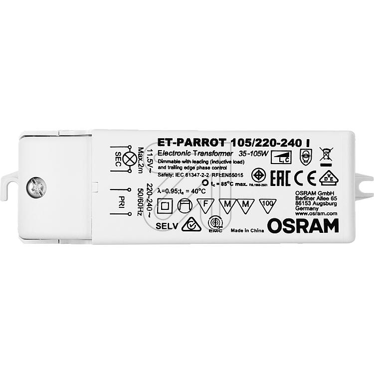 eltric - OSRAM Elektron. Trafo 35-105W Parrot105